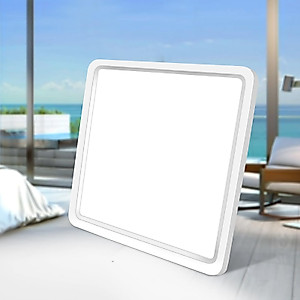 12 inch Square LED Ceiling Light, 3200LM 24W 5000K Daylight Super Bright Ceiling Lights, White Flush Mount LED Lamp, Recessed Lighting fixtures for Kitchen Bathroom Bedroom Hallway Office Garage