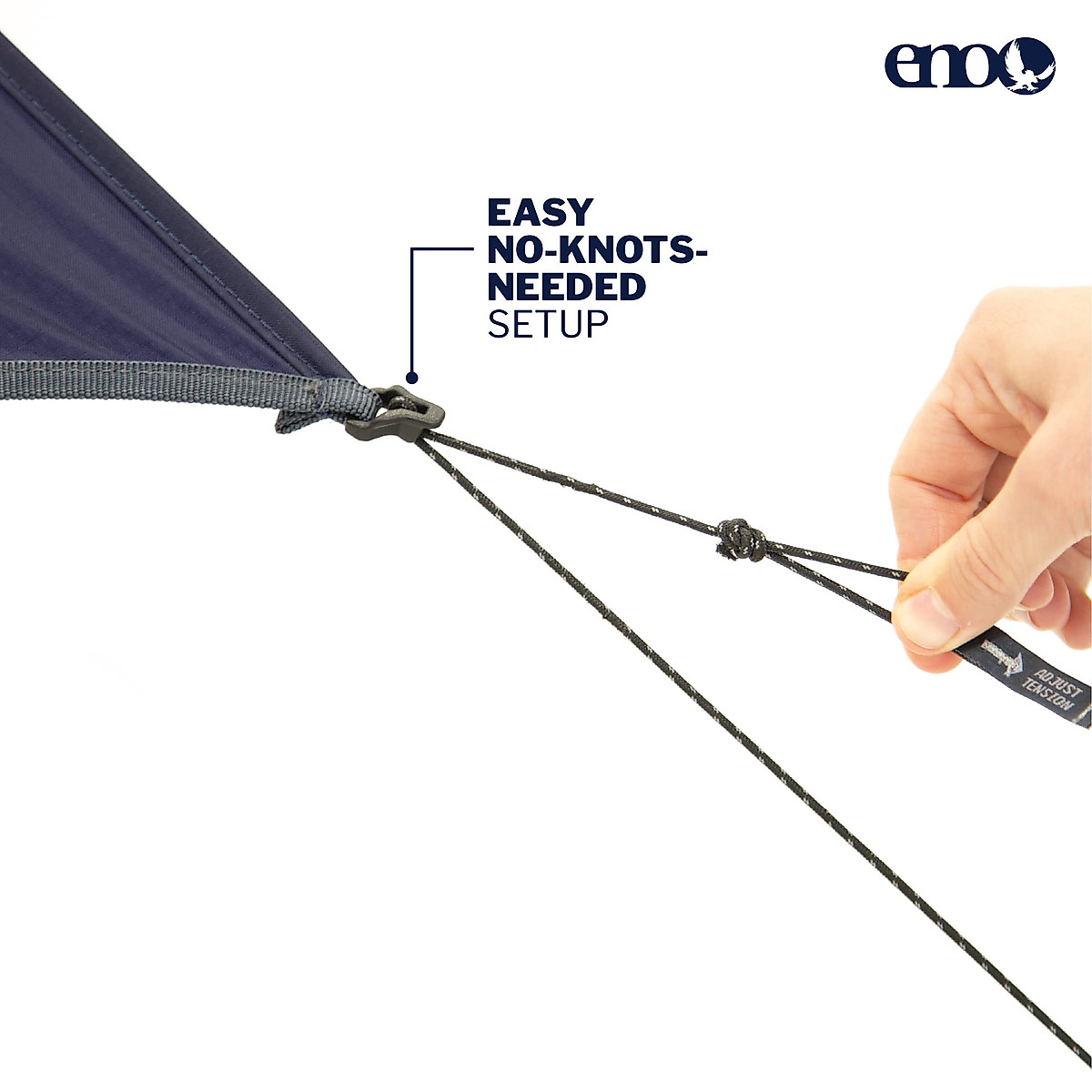 ENO - TrailFlyer Outdoor Game - Outdoor Accessories for Hiking, Camping, Beach, and Festivals - Navy/Seafoam