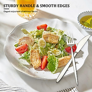 Lorena 20-Piece Stainless Steel Silverware Flatware Cutlery Set, Service for 4, Eclipse