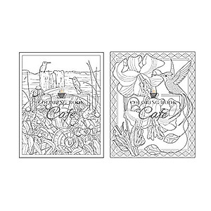 Hummingbird Coloring Book: An Adult Coloring Book Featuring Charming Hummingbirds, Beautiful Flowers and Nature Patterns for Stress Relief and Relaxation