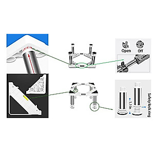 MQZHUK Refrigerator Base Stand Heightened Air Conditioner Base 4Legs- Height 5.9 in Adjustable Plant Container Rack LengthWidth 17.7~25in Plant Stands Pot Flower Holder,Max Load 460LB
