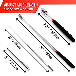 Gifts for Men, Magnetic Pickup Tool for Men, Christmas Stocking Stuffers for Men, Cool Gadgets for Men, Dad, Husbands, Unique Gifts for Dad, Gifts for Men Who Have Everything