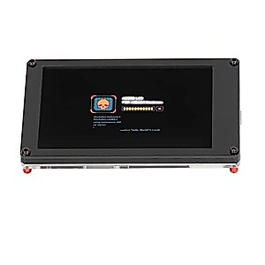 FECAMOS Mini LCD Display, 3.5in IPS Monitor Subscreen Easy to Install Standard Size High Resolution USB Connection for DIY Electronic Products