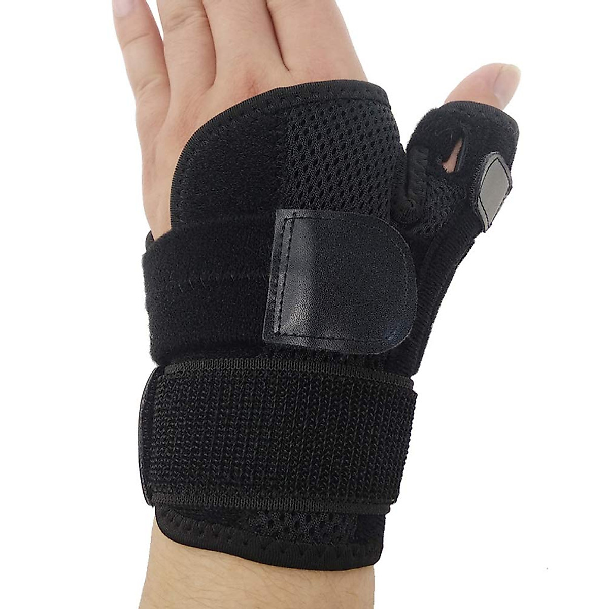 Healifty Wrist Thumb Hand Brace Wrist Splint Thumb Splint Sprained Wrist Guard Sprains Thumb Belt Wrist Support Brace Trigger Thumb Immobilizer Cleat Polyester Sports Wrist Strap