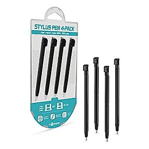 Tomee Stylus Pen Set for Nintendo DSi/Nintendo DS Lite (Black) (4-Pack)