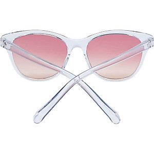SPY Optic Spritzer, Cat-Eye Sunglasses, Color and Contrast Enhancing Lenses, Clear - Pink Sunset Lenses