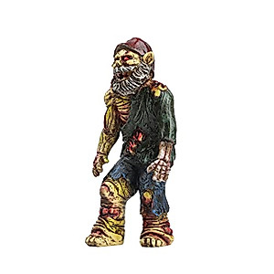 UDDDSR Zombie Gnombie，Walking Dead Garden Gnome Statue，Halloween Decor Indoor Clearance for Home Outside Yard Costumes Party Haunted House Garden Lawn，Horror Movie Lovers Gifts- 12inch