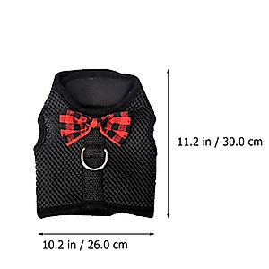 Mipcase 1 Set Harness Rope Breathable of Supplies Guinea Chinchilla Type Training M Pet Walking Animal Harnesses Puppy Straps Cat Chest Back Leash Squirrel Rabbit Strap Small for Outdoor