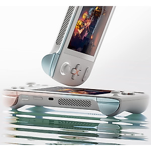 AYANEO Air PRO (AMD R5-5560U)- 5.5 Inches OLED Handheld PC Game Console Win 11 Laptop Touch Screen Video Game Console, CPU AMD Ryzen 5 5560U Processor Tablet PC,16GB RAM, 512GB Storage (Aurora White)
