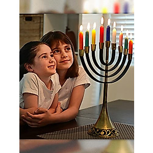 42 Pcs Beeswax Handmade Taper Candles Dripless Wax Candles Colorful Beeswax Candles 9 Inch Long Tapered Candles Honeycomb Candles for Christmas Dinner Party