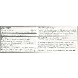 Rembrandt Intense Stain Toothpaste, Mint, 3 Ounce