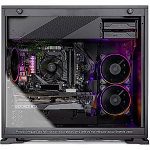 Skytech Azure Gaming PC Desktop - AMD Ryzen 5 3600 3.6GHz, RTX 3070 8GB, 16GB DDR4 3200, 1TB NVME, 650W Gold PSU, Windows 10 Home 64-bit, Black