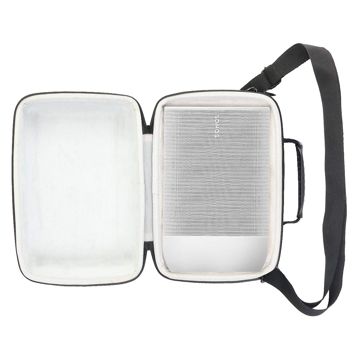 Khanka Hard Travel Case Replacement for Sonos Move/Move2- Smart Portable Wi-Fi Bluetooth Speaker (Inside White)