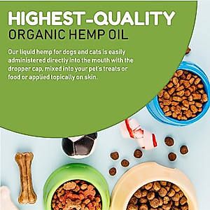 Billion Pets - Hemp Oil for Dogs and Cats - Hemp Oil Drops with Omega Fatty Acids - Hip and Joint Support