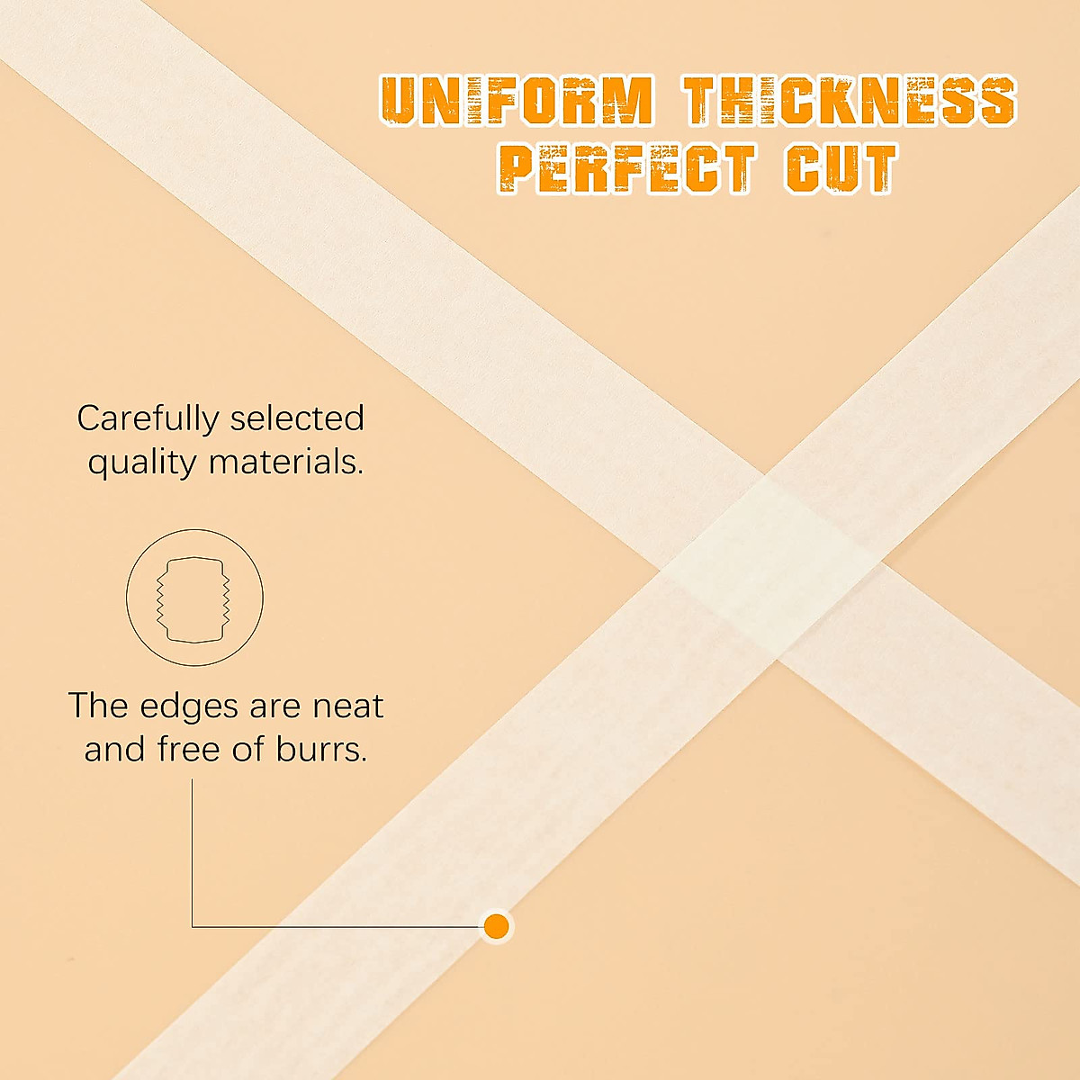 SEBETOW Masking Tape Bulk 10 Packs 0.75 Inch - Masking Tapes Artist Drafting Tapes White Beige, General Purpose for Craft, Art, Office, School, 3/4 Inch x 55 Yards x 10 Rolls