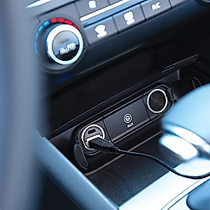 Car and Driver USB C Car Charger Adapter | Dual Wireless Car Charger, Cigarette Lighter USB Charger | Galaxy, iPad, iPhone Car Charger & More USB-C Power Delivery, USB-A Quick Charge 3.0, 4.5A Output