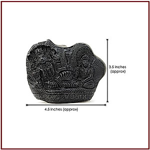 Vedic Vaani The Rarest Sculpture Laksmi Narayana Sacred Blessings Shaligram (Pack of 3)