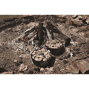 Lodge Camp Dutch Oven Lid Lifter. Black 9 MM Bar Stock for Lifting and Carrying Dutch Ovens. (Black Finish)