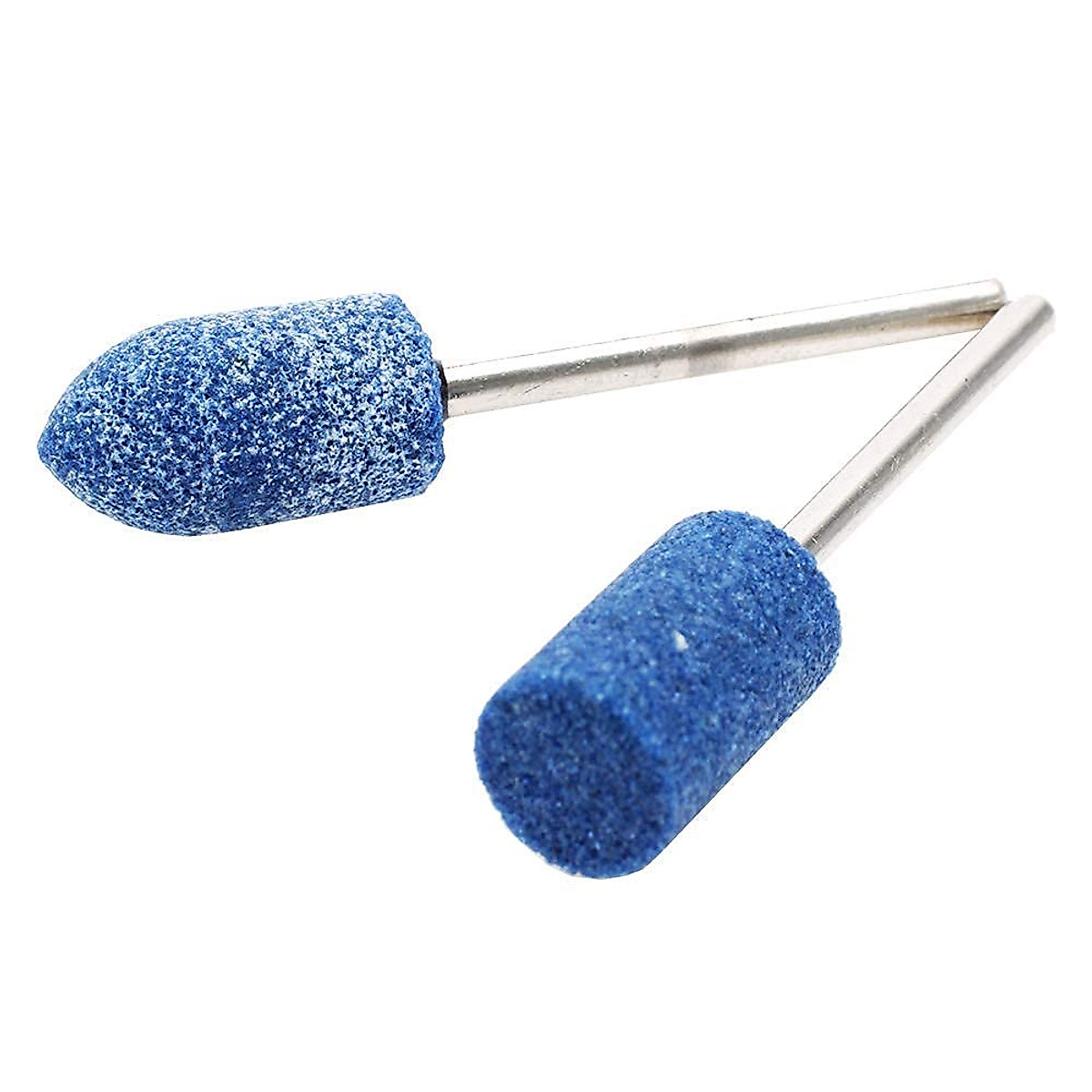 AUTOTOOLHOME 1/8" Shank Abrasive Mounted Stone Grinding Bits Sanding Drill Bit for Rotary Tool Flap Wheel for Grinding, Polishing, Deburring Ferrous Metal 10 Pack