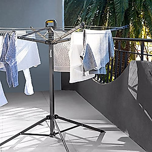 Daytek Easy Open Folding Clothesline, 65 Feet Drying Space