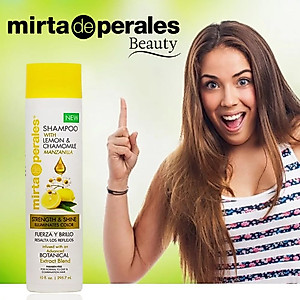 Mirta De Perales Shampoo with Lemon & Chamomile Manzanilla 10 fl oz.