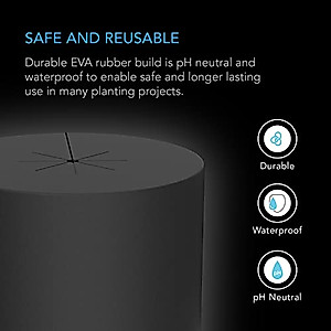 AC Infinity Clone Collar 3-Inch, Cloner Inserts with 8-Spoke Design, 50-Pack for Use with Net Cups in Hydroponics Growing Systems, Aeroponics, Cloning Machines, and Home Gardening