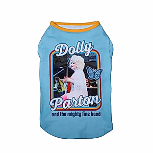 Doggy Parton Blue Dolly & The Mighty Fine Band Shirt for Pets - M (22120727)