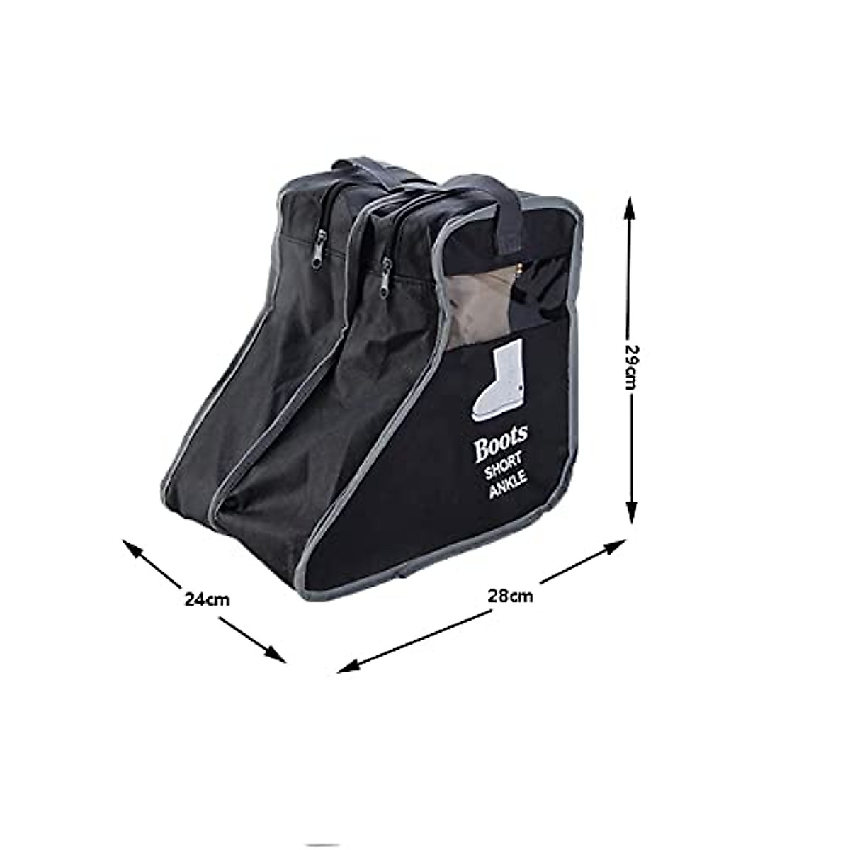 WITERY Boots Shoe Bag Travel Organizer Storage Cube-Portable Waterproof Shoe Bags Organizer Dust Cover Protector Bag Under Bed Wardrobe Organizer