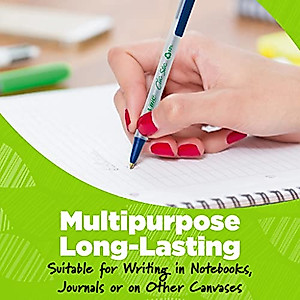 BIC Ecolutions Clic Stic Black Ballpoint Pens, Medium Point (1.0mm), 12-Count Pack, Retractable Ball Point Pens Made from 78% Recycled Plastic