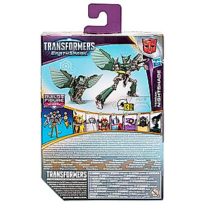 Transformers Toys EarthSpark Deluxe Class Terran Nightshade Action Figure, 5-Inch, Robot Toys for Kids Ages 6 and Up