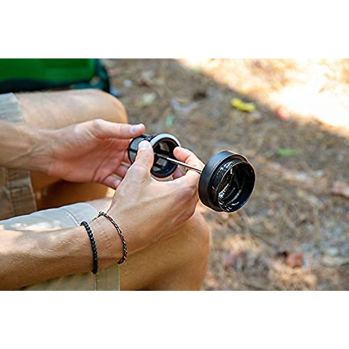 ESPRO P1 French Press - Double Walled Stainless Steel Vacuum Insulated Coffee and Tea Maker, 12 Ounce, Matte Meteorite Black