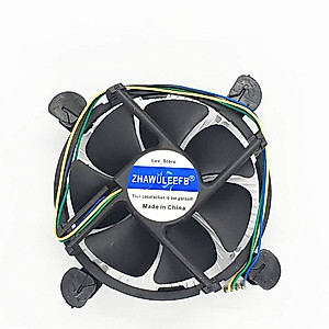Replacement New CPU Cooling Fan with Heatsink for Intel LGA1150 LGA1151 LGA1155 LGA1156 Celeron/Pentium/i3/i5/i7 Processors Series Fan E97379-003 CNDP751K50 DTC-DAB16 DC12V 0.60A