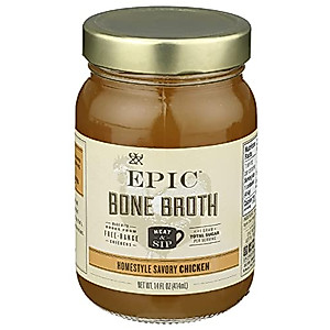 Epic Artisanal Bone Broth, Homestyle Savory Chicken, 14 oz.