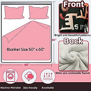 BdayPtion 80th Birthday Gift for Women, Turning 80 Birthday Decoration Gift, Eighty Birthday Present, 80 Year Old Bday 1943 Blanket 60" X 50", Bed Sofa Throw Blanket