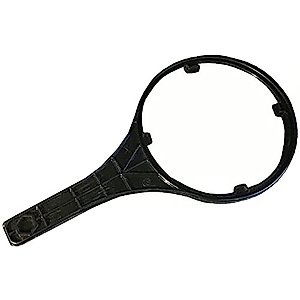 PureT WR 4BK Wrench for Whole House Water Filter Replacement Compatible with Full Flow Filter Housings Full Circle Black