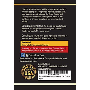Bountiful Bee's Brood Booster and Feeding Stimulant (16 Ounce)