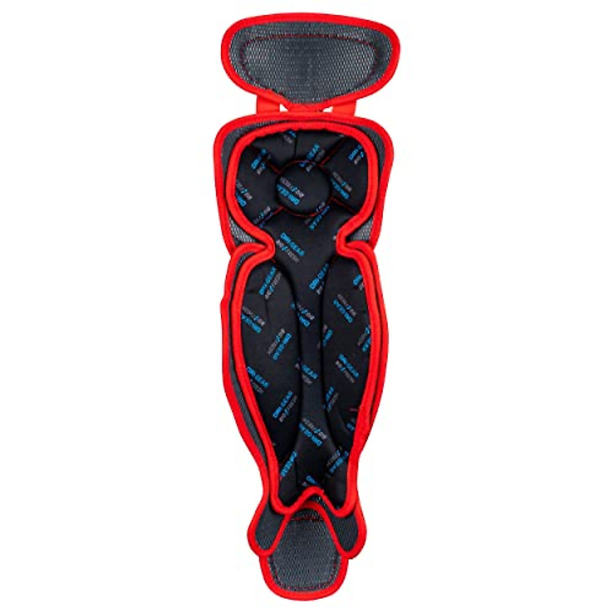 CHAMPRO Optimus Pro Leg Guard - 13.5" Shin Guard, Scarlet