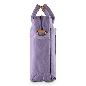 E-Tree Laptop Bag for Women, 15.6 inch Shockproof Padded Laptop Case Briefcase Computer Bag Messenger Bag Work Bag 15 inch Purple