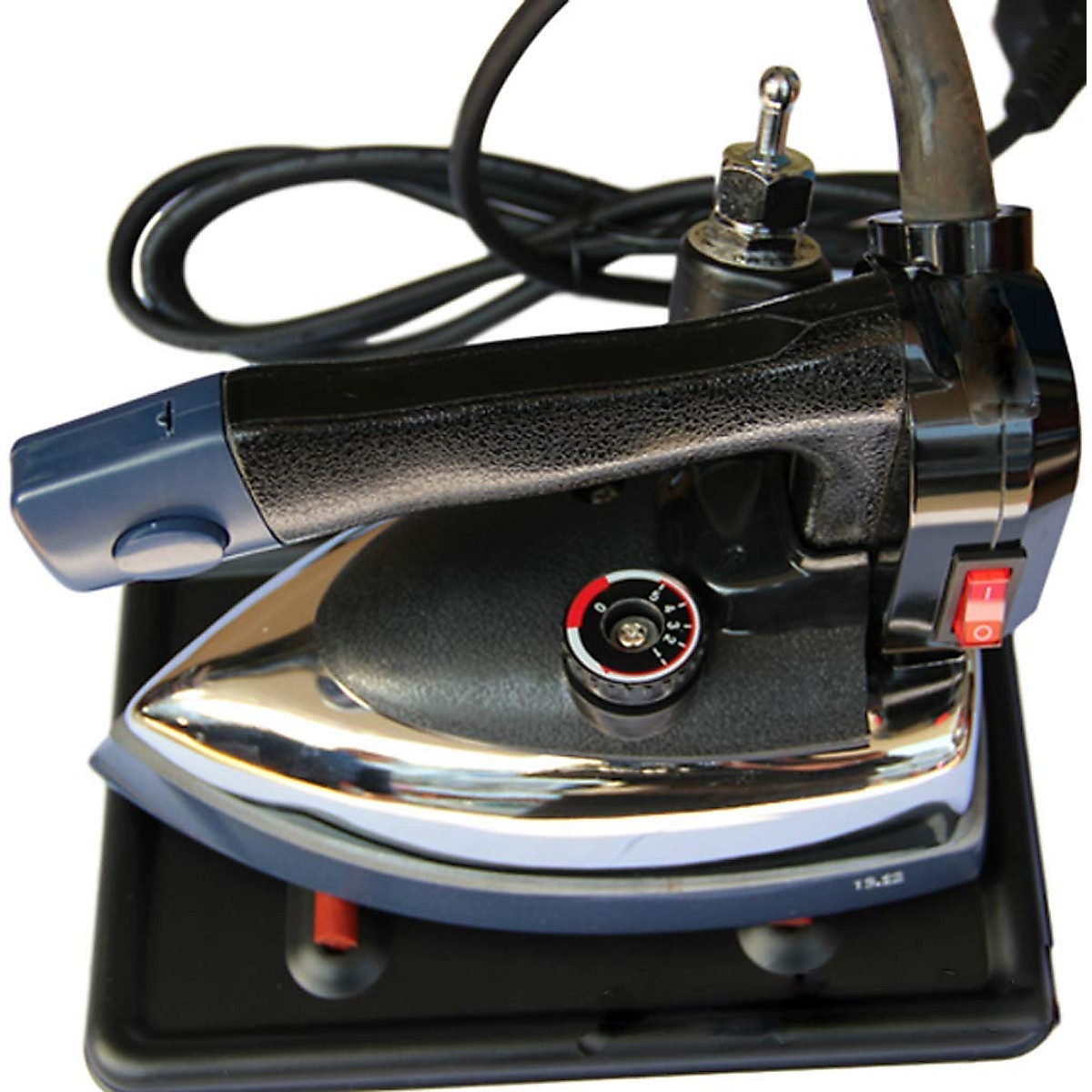 Rluii Silicone Iron Rest Pad/Black - 8.6" L x 5.7" W - Ironing Board Accessory