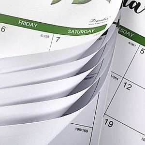 Wall Calendar 2023-2024 - 2 Yearly Wall Calendar 2023-2024, JULY 2023 - JUNE 2025, 14.8'' x 11.5'', Twin-Wire Binding, Large Blocks with Julian Dates, Perfect for Planning and Organizing Your Home and Office