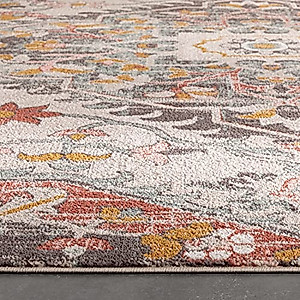 Well Woven Adeline Bohemian Vintage Medallion Soft Blush Multicolor Area Rug (5'3" x 7'3")