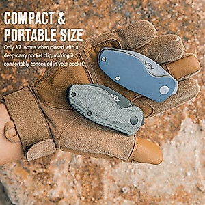 OKNIFE Parrot EDC Folding Pocket Knife Mini Drever Folding Pocket Knife Bundle