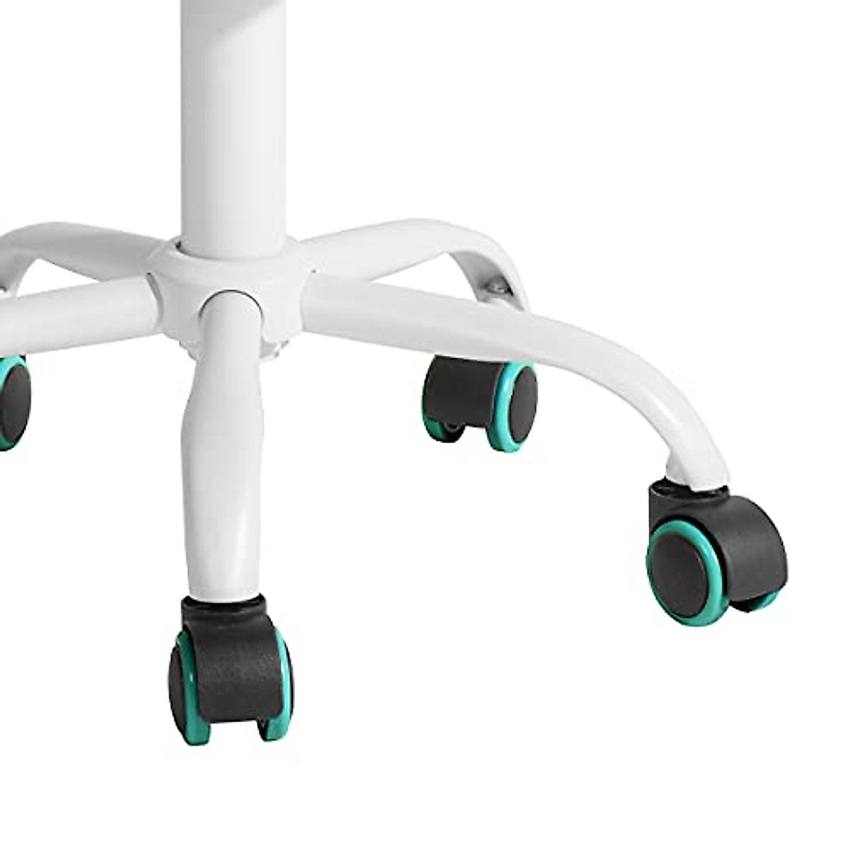 FurnitureR Teens Boys Girls Writing Task Chair Low Mid PP Mesh Back Fabric Seat,Home Children Study Chair (Turquoise, 1pc)