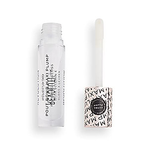 Makeup Revolution Pout Bomb Maxi Plump Lip Gloss, Lip Plumper Gloss To Increase Lip Volume, Contains Vitamin E, Glaze