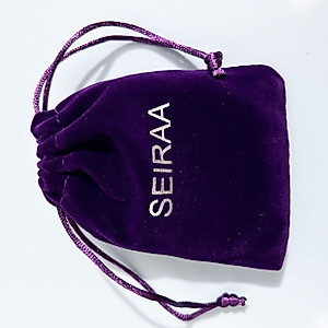 SEIRAA Tale as Old as Time Jewelry Rose Flower Pendant Necklace Fairytale Gifts (Rose Flower Necklace)