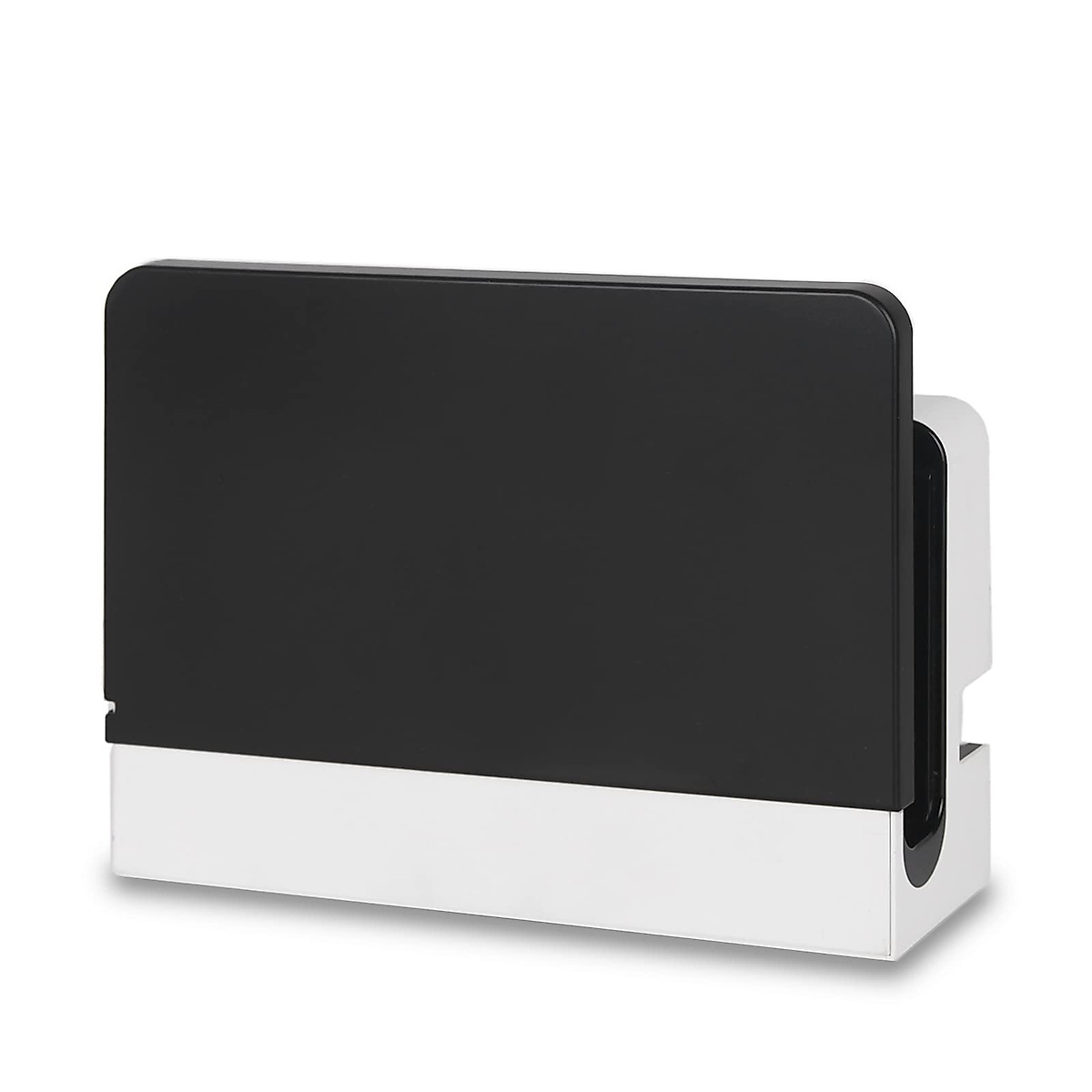 TIKOdirect Custom Faceplate Cover for Nintendo Switch OLED Charging Dock, Hard PC Slim Shell Anti-Scratch [No Screwdriver Installation] for Switch OLED Dock, Black