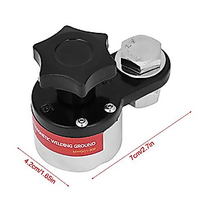 Welding Ground, 300A Magnetic Welding Ground Clamp Grounding Magnetic Connector Earth Switch for Industrial Welding Machine magnetic welding ground Popular
