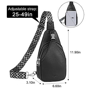 CLUCI Sling Bag for Women, Cross Body Bag for Woman, Crossbody Bags for Women, Crossbody Bag, Leather Sling Backpack, Sling Bag Travel Hiking Cycling