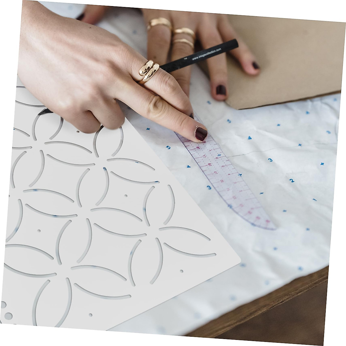 SEWACC Sewing Ruler for Patchwork Ruler Sewing Template Quilting Template for Beginners