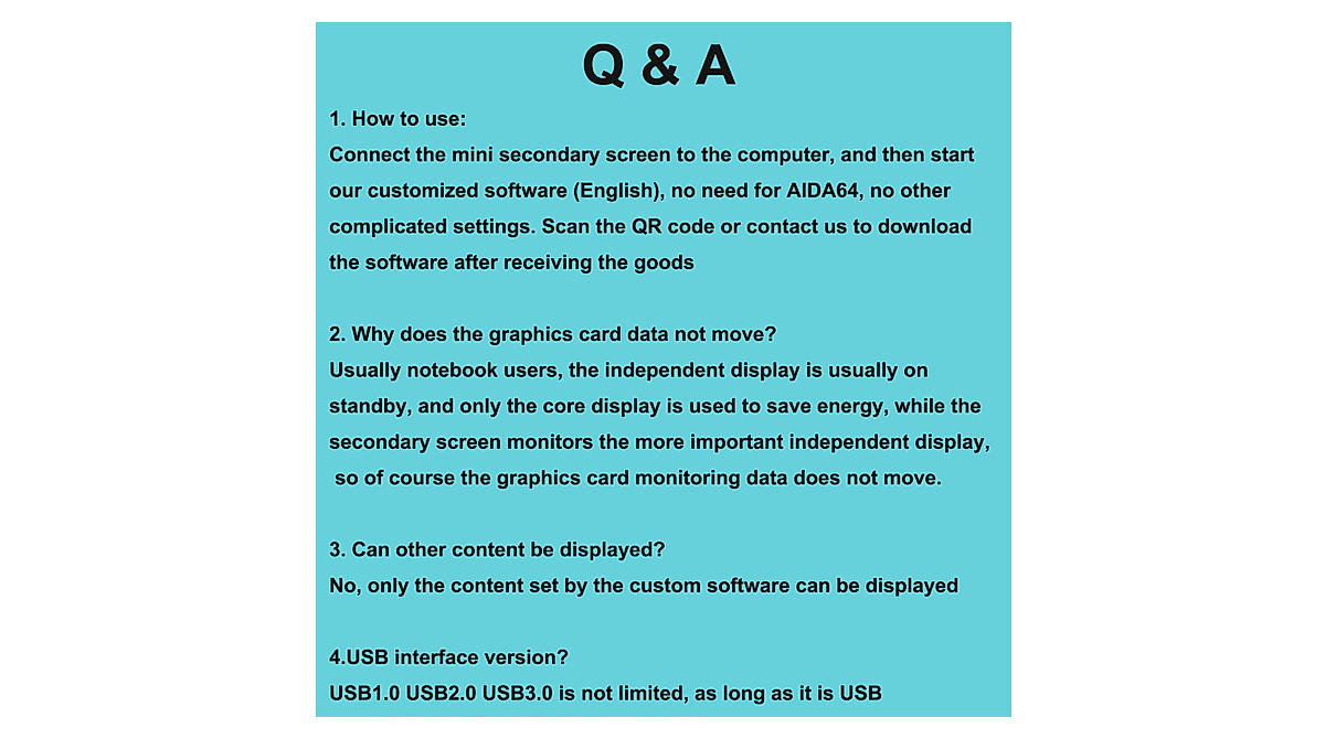 WOWNOVA Computer Temp Monitor - Smart PC Temperature Display